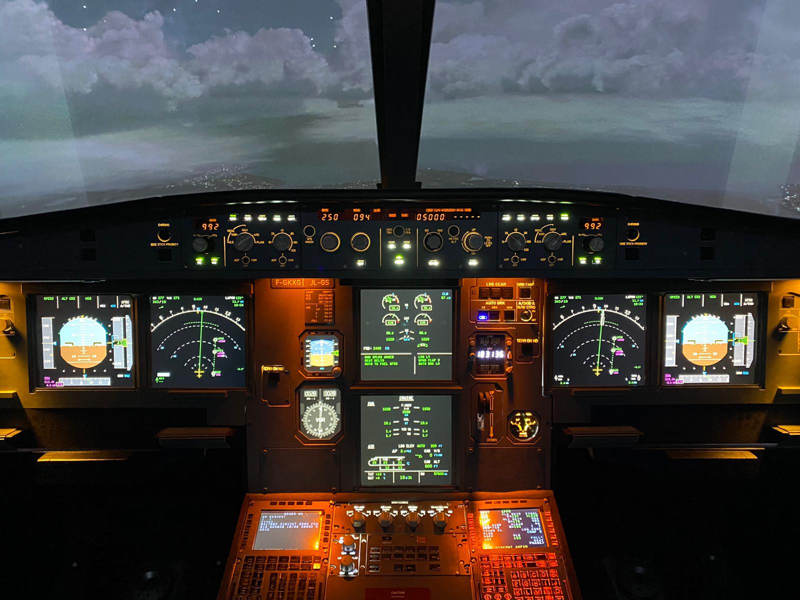 Airbus A320 Cockpit 360 View Airbus A320 Cockpit 360 View